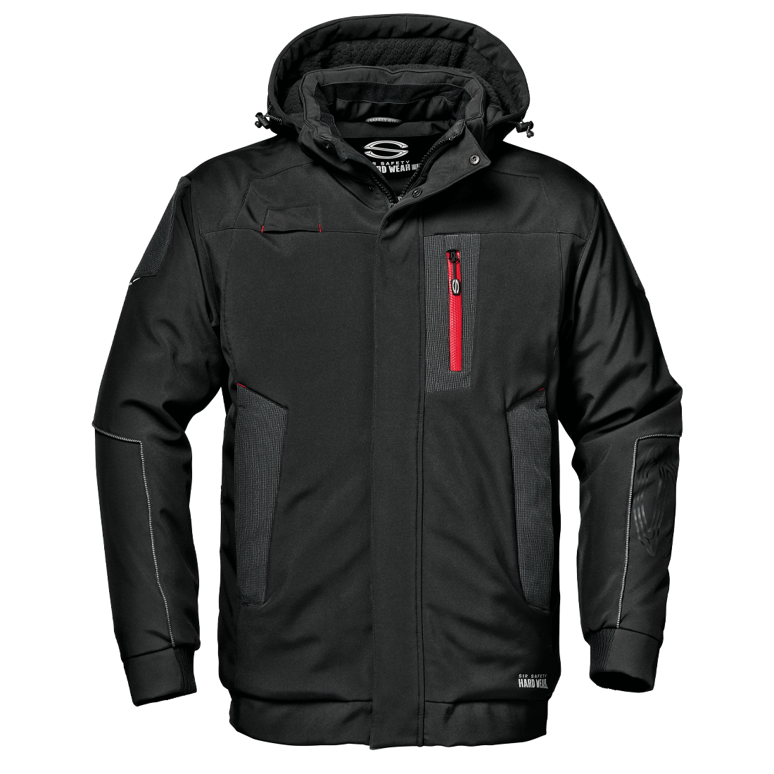 SIR SAFETY - BLACK - DOLPHIN - HIGH PROFORMANCE PADDED WORK JACKET - M ...
