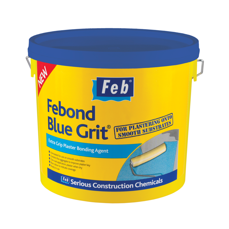 Feb® Febond Blue Grit® 10ltr Bucket Includes Single Bucket and Deliver ...