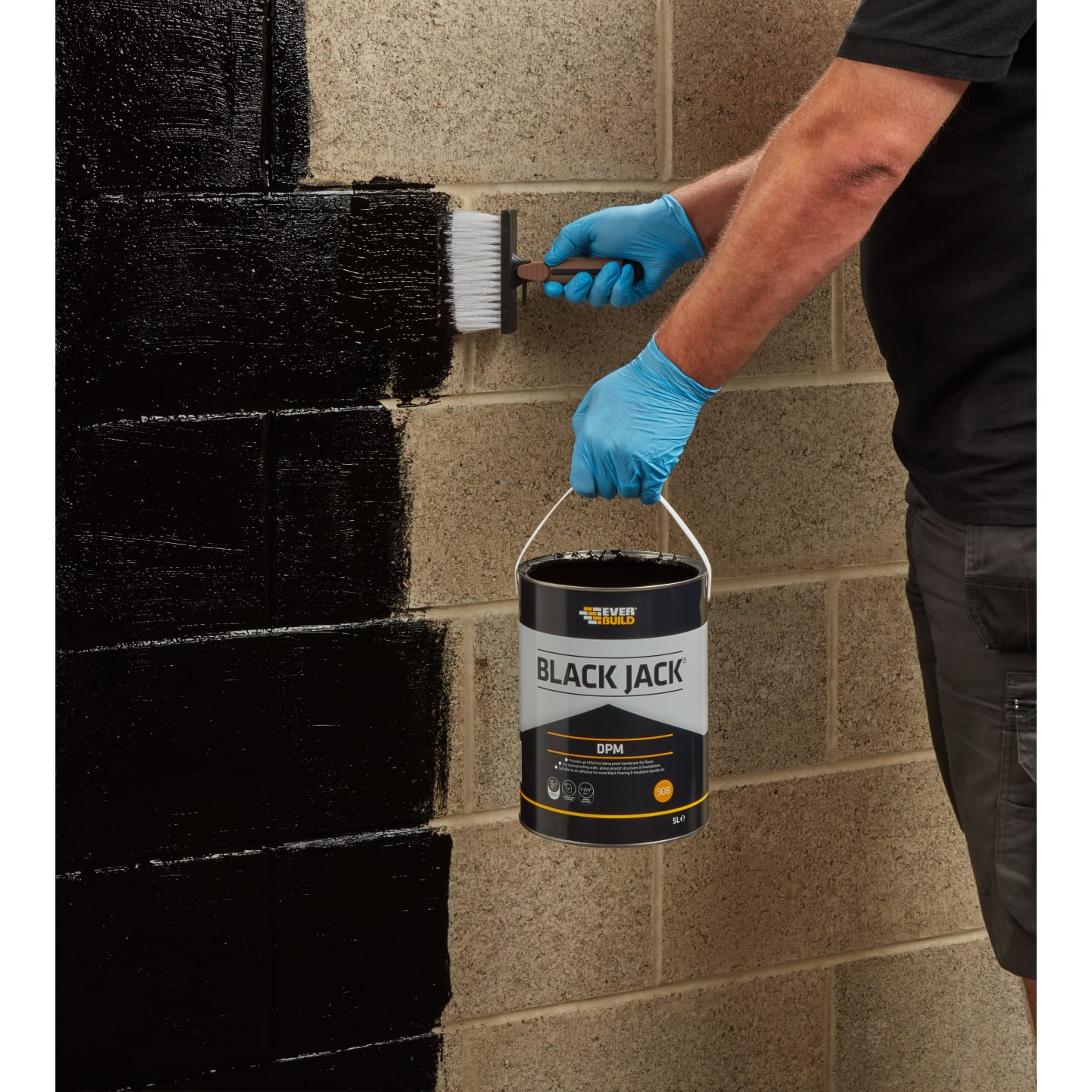 BLACK JACK 908 DPM BITUMEN EVERBUILD TIN 5ltr – DEKAH